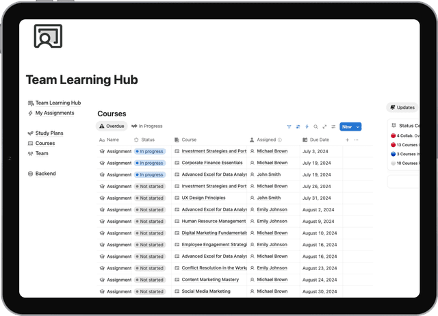 Team Learning Hub | Build Your Team Knowledge Base